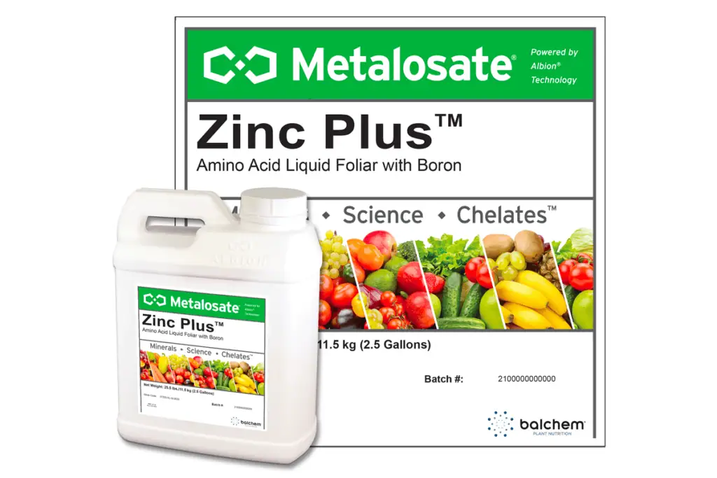 Achieve Optimal Plant Nutrition w/Metalosate® Zinc Plus™ Liquid - Balchem