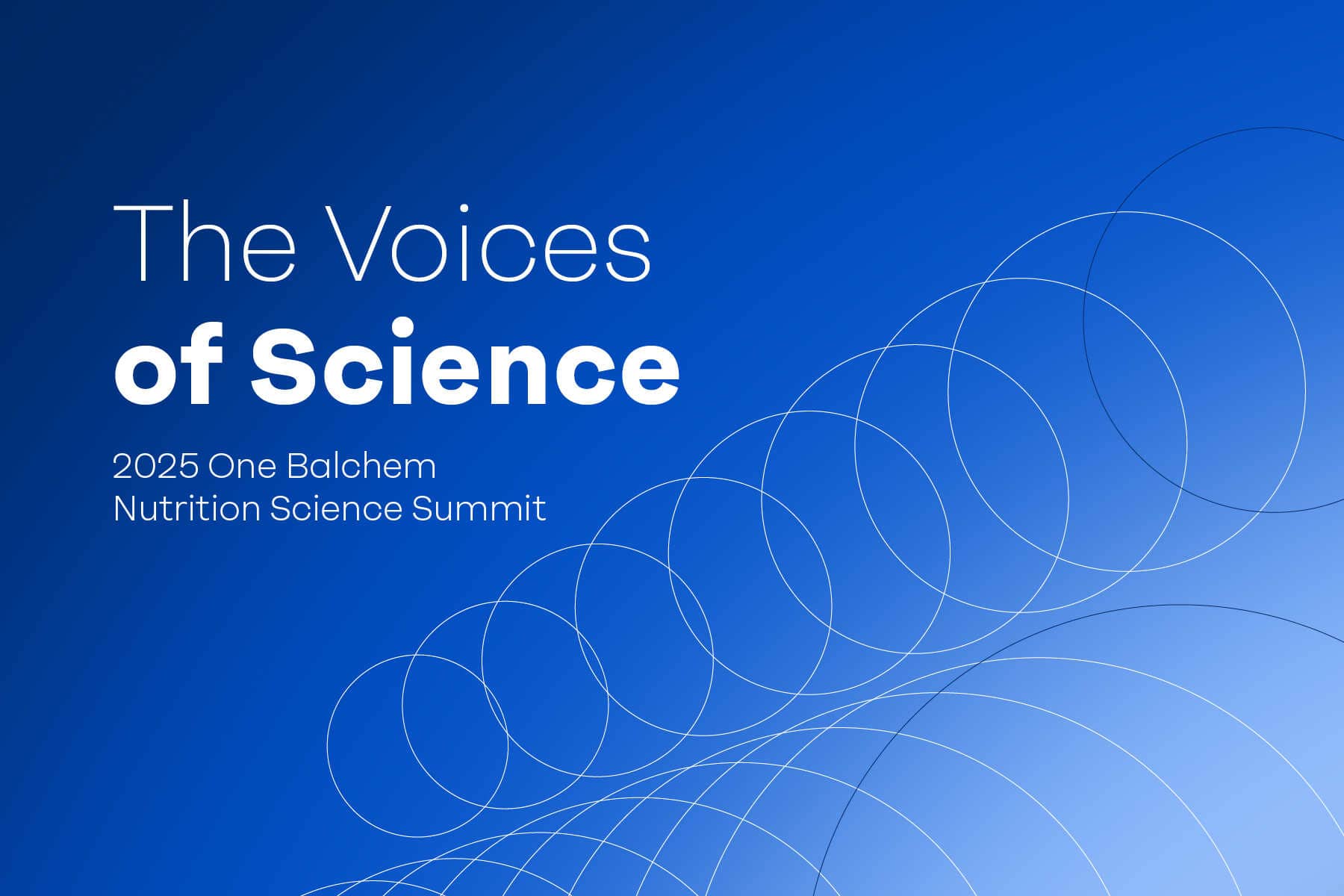 2025 One Balchem Nutrition Science Summit and SAB - Balchem